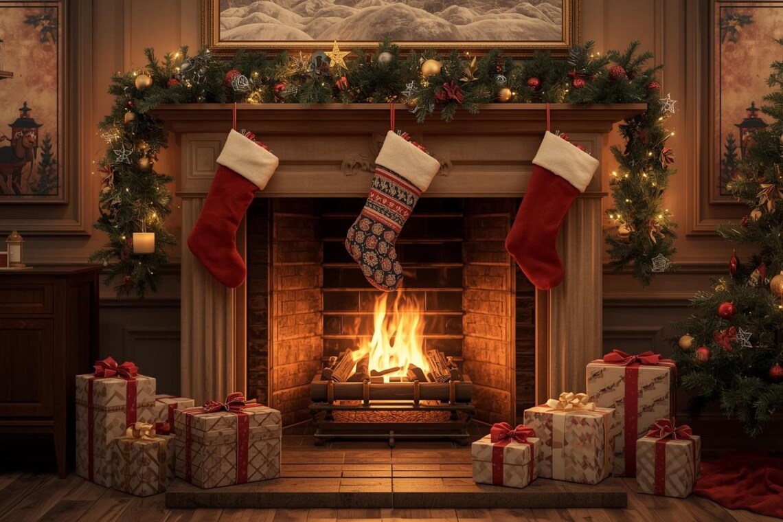 Festive Holiday Christmas Backdrops – Digital Backdrops for Creatives ...