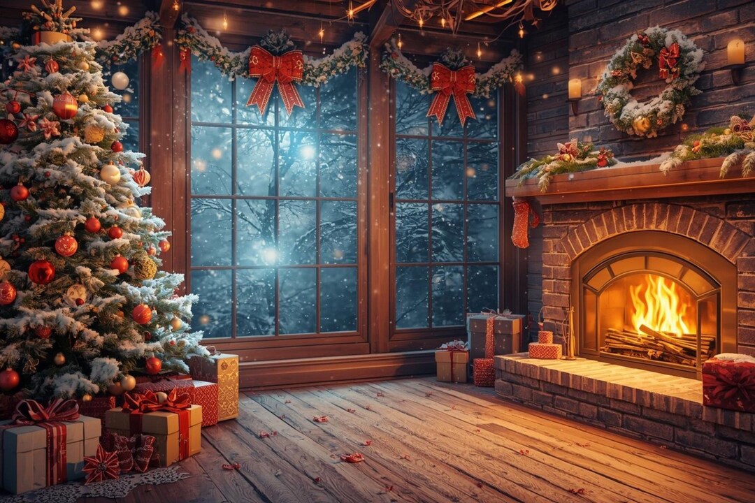 Festive Holiday Christmas Backdrops – Digital Backdrops for Creatives ...
