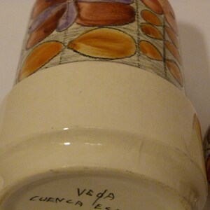 Vintage Eduardo Vega Pottery Mid Century Modern Ceramic | Etsy