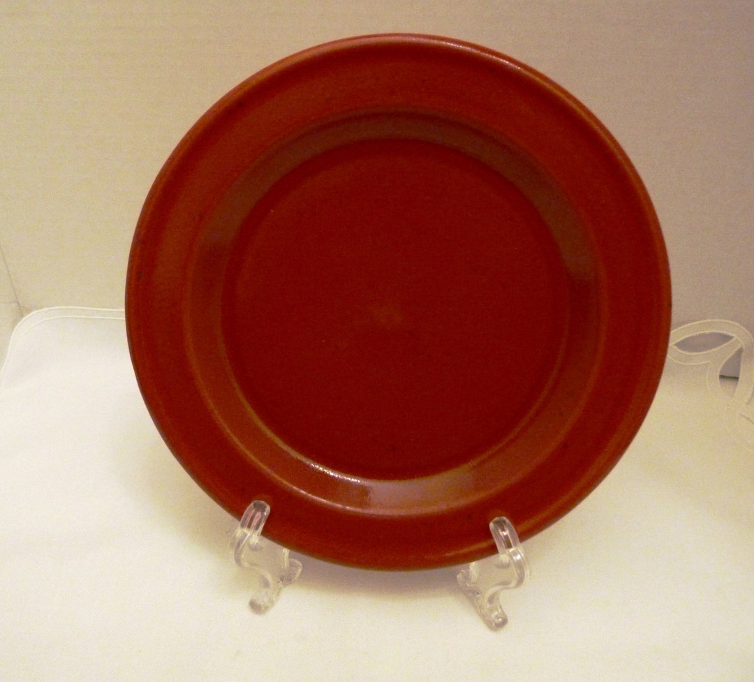 Emile Henry Pottery Made in France Salad Plate Cerise / Provencale Red ...