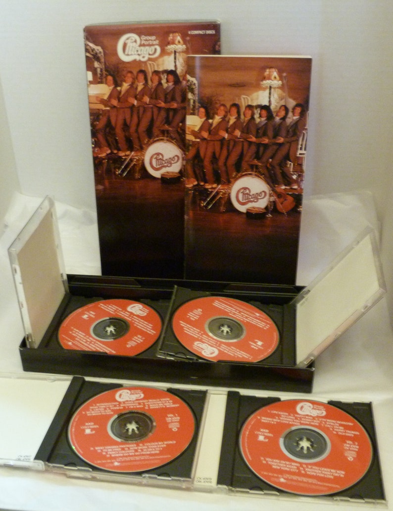 Chicago GROUP PORTRAIT 4-CD 1991 Promotional Box Set With 51 Page ...