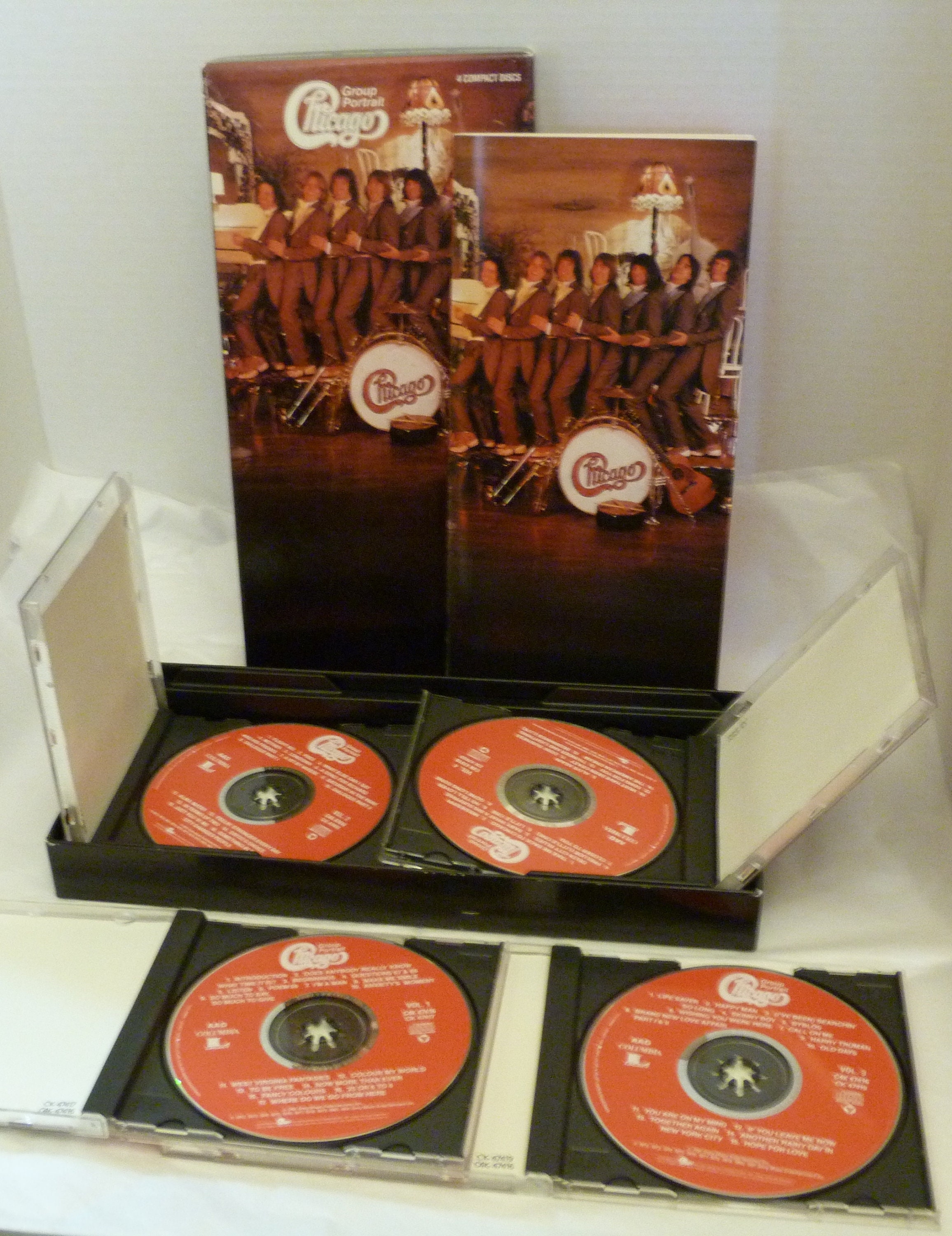 Chicago GROUP PORTRAIT 4-CD 1991 Promotional Box Set With 51 Page ...