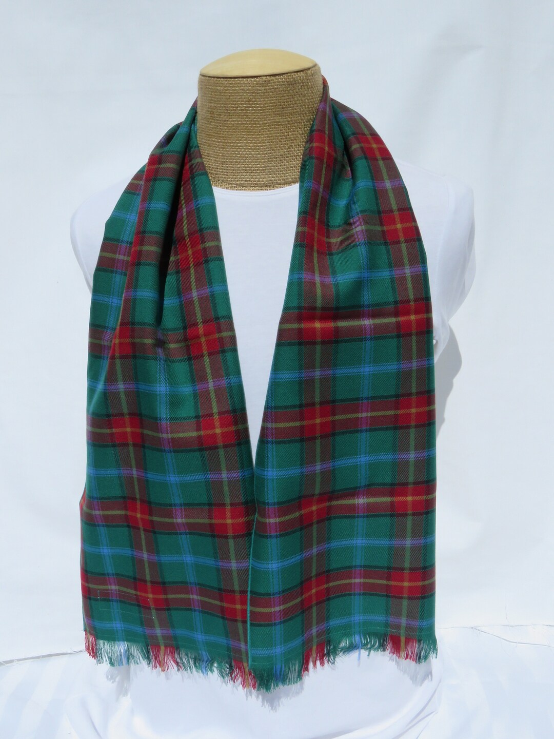 Scarf, Manitoba Tartan Scarf Made in Canada for Men and Women, Scarf ...