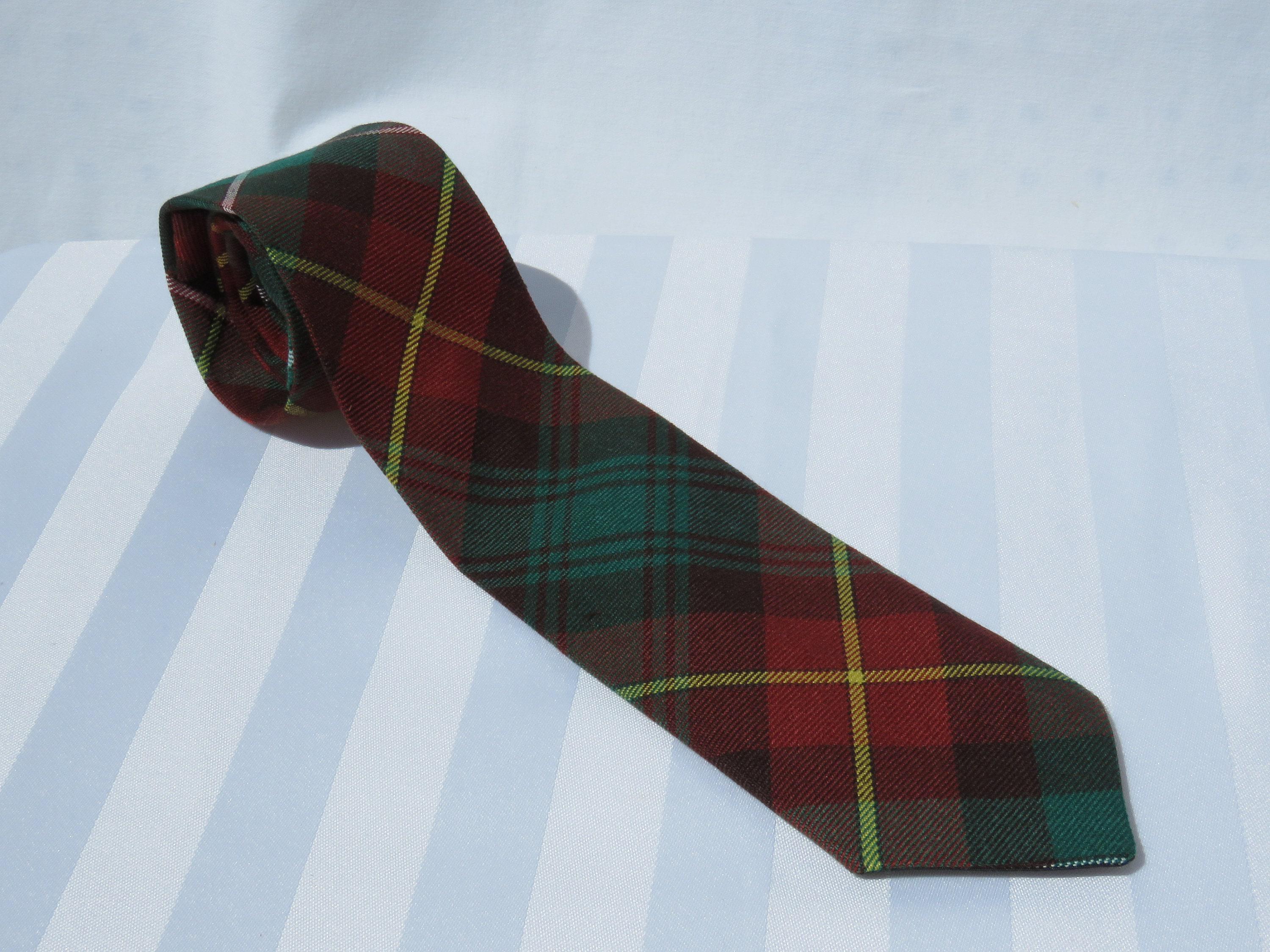 Prince Edward Island Tartan Necktie for Your Ocean Wedding Photos - Etsy