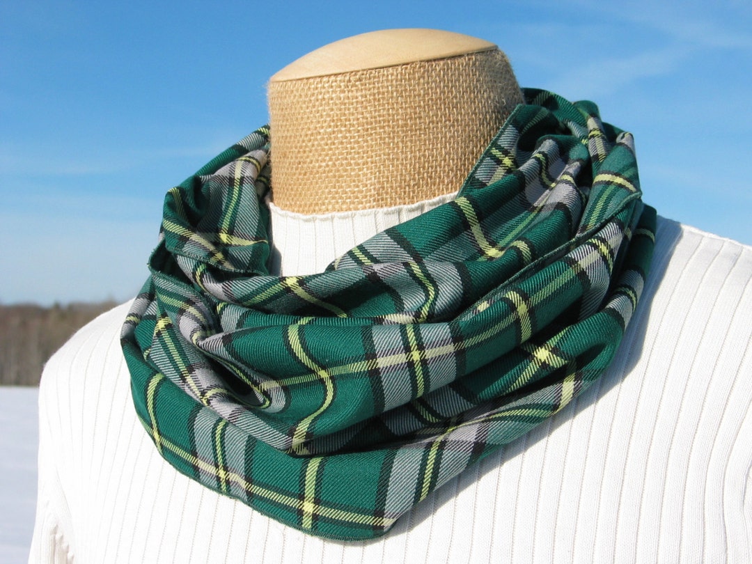 Cape Breton Tartan Infinity Scarf, Cape Breton Tartan Circle Scarf - Etsy