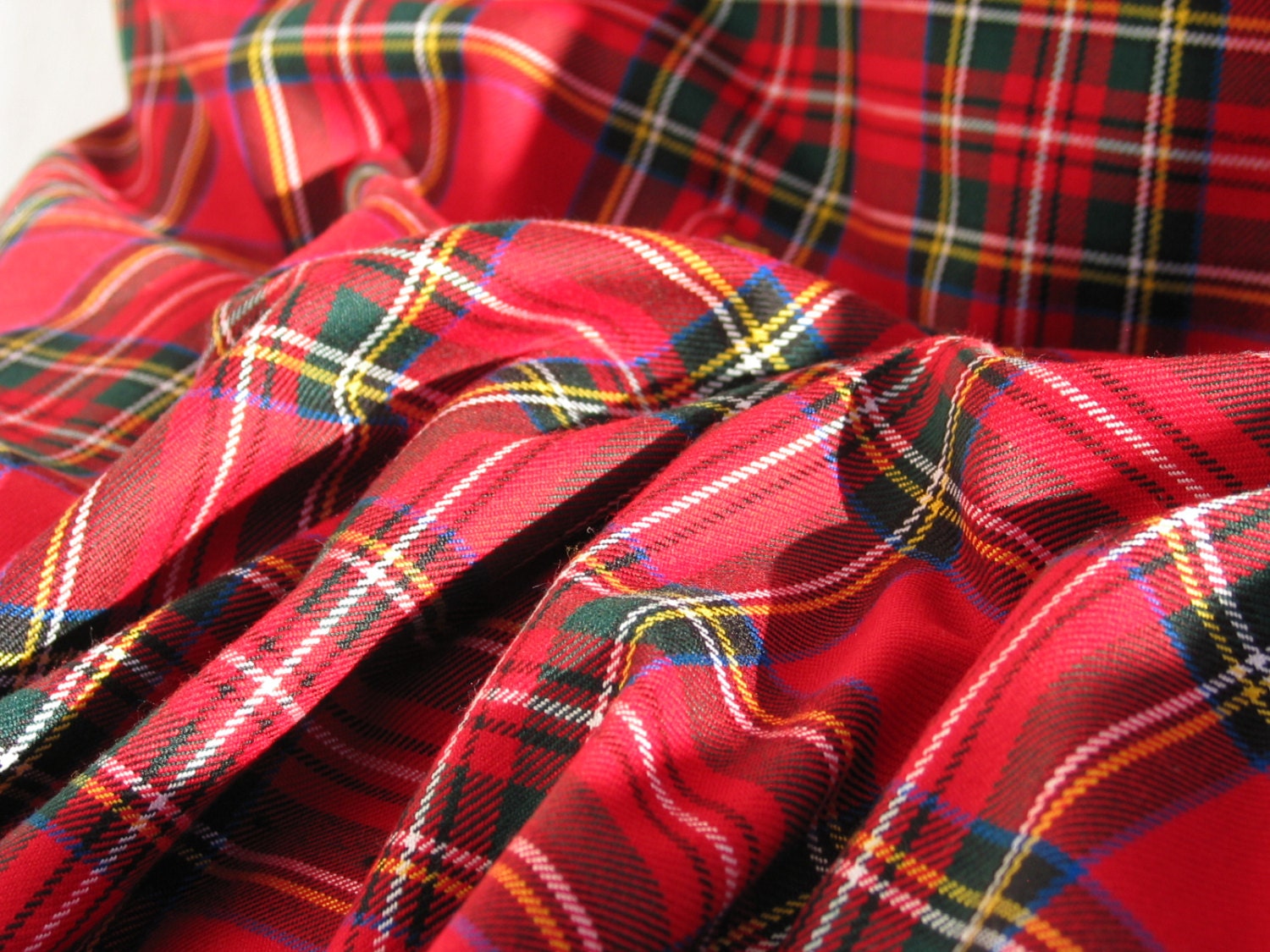 Fabric Tartan Royal Stewart School Kit British and Proud Office Home ...