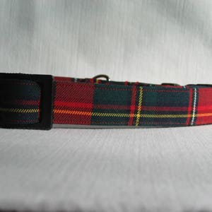 Fabric, Quebec Tartan Fabric, Navy and Red Plaid Fabric by the Yard ...