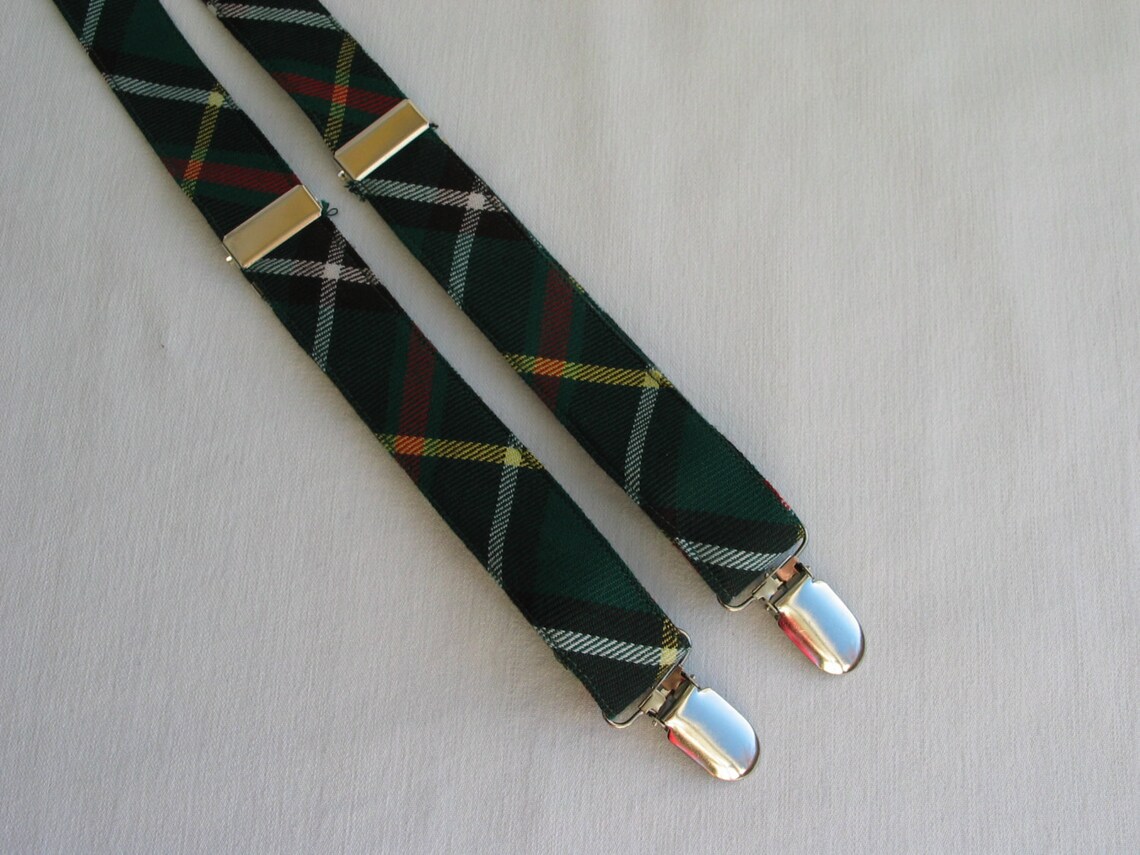 Plaid Braces Newfoundland Tartan Braces NL Tartan the Rock | Etsy