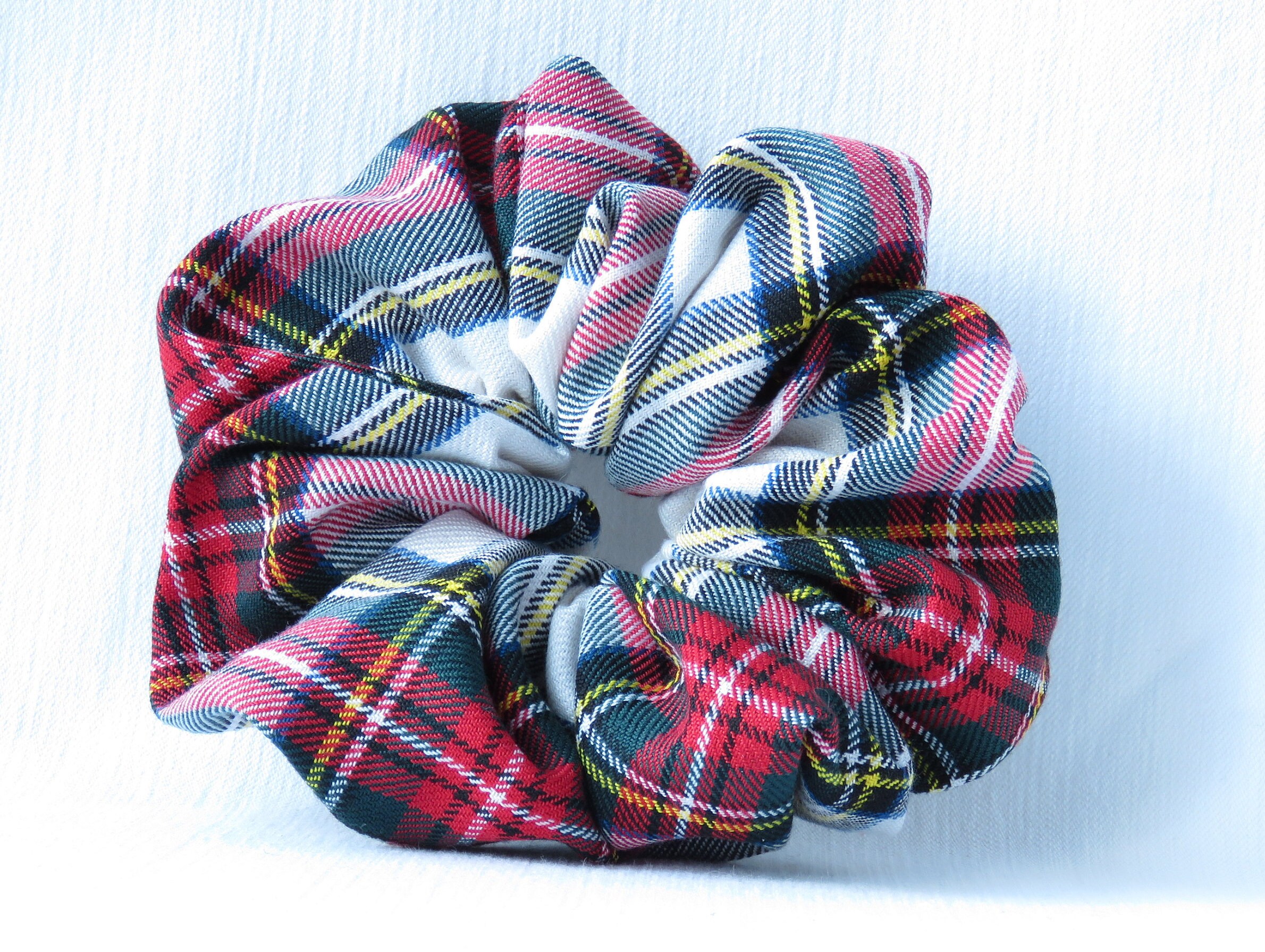 Scrunchie Dress Stewart Tartan Scrunchie For College Student | Etsy