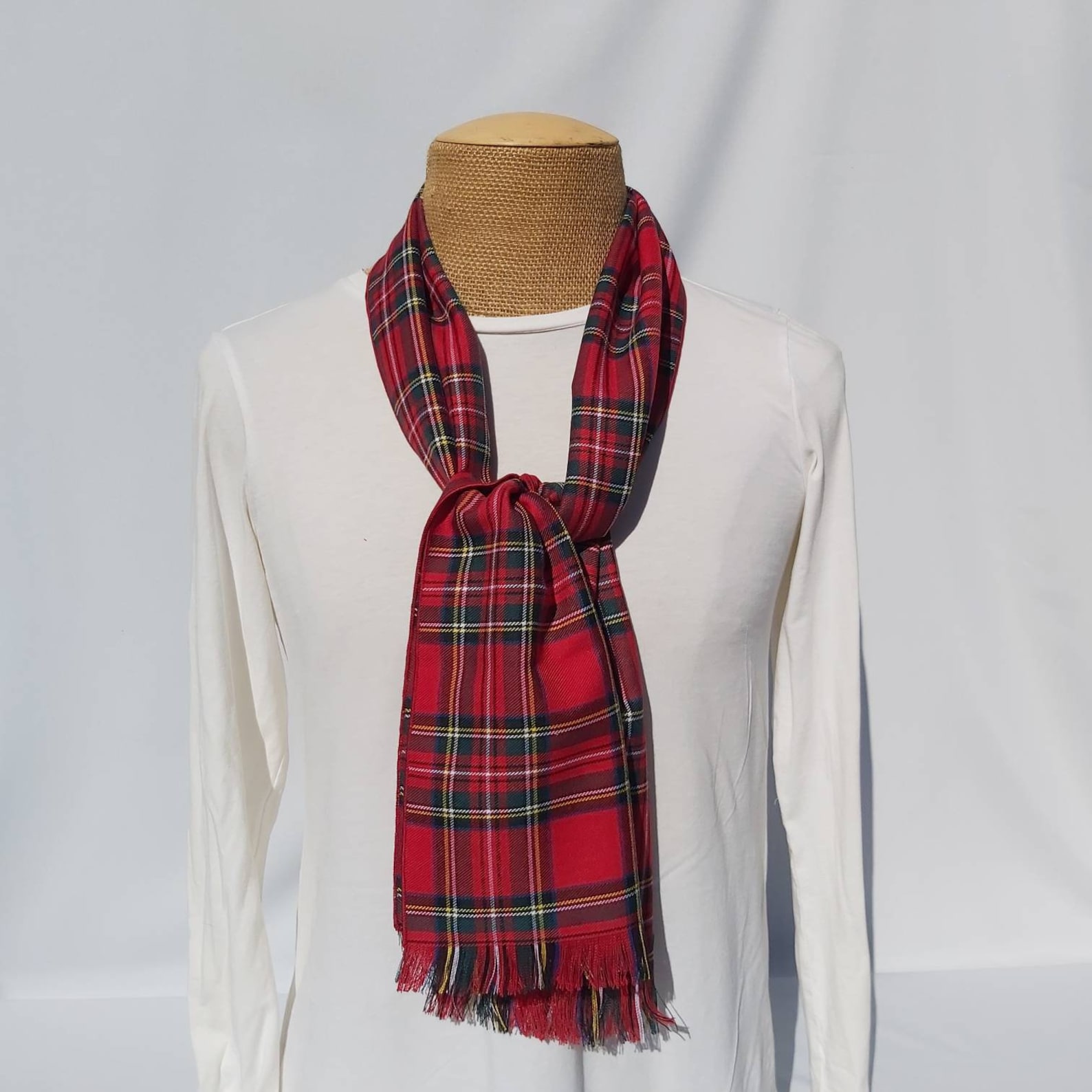 Scarf Royal Stewart Tartan Scarf Gift for Christmas or - Etsy