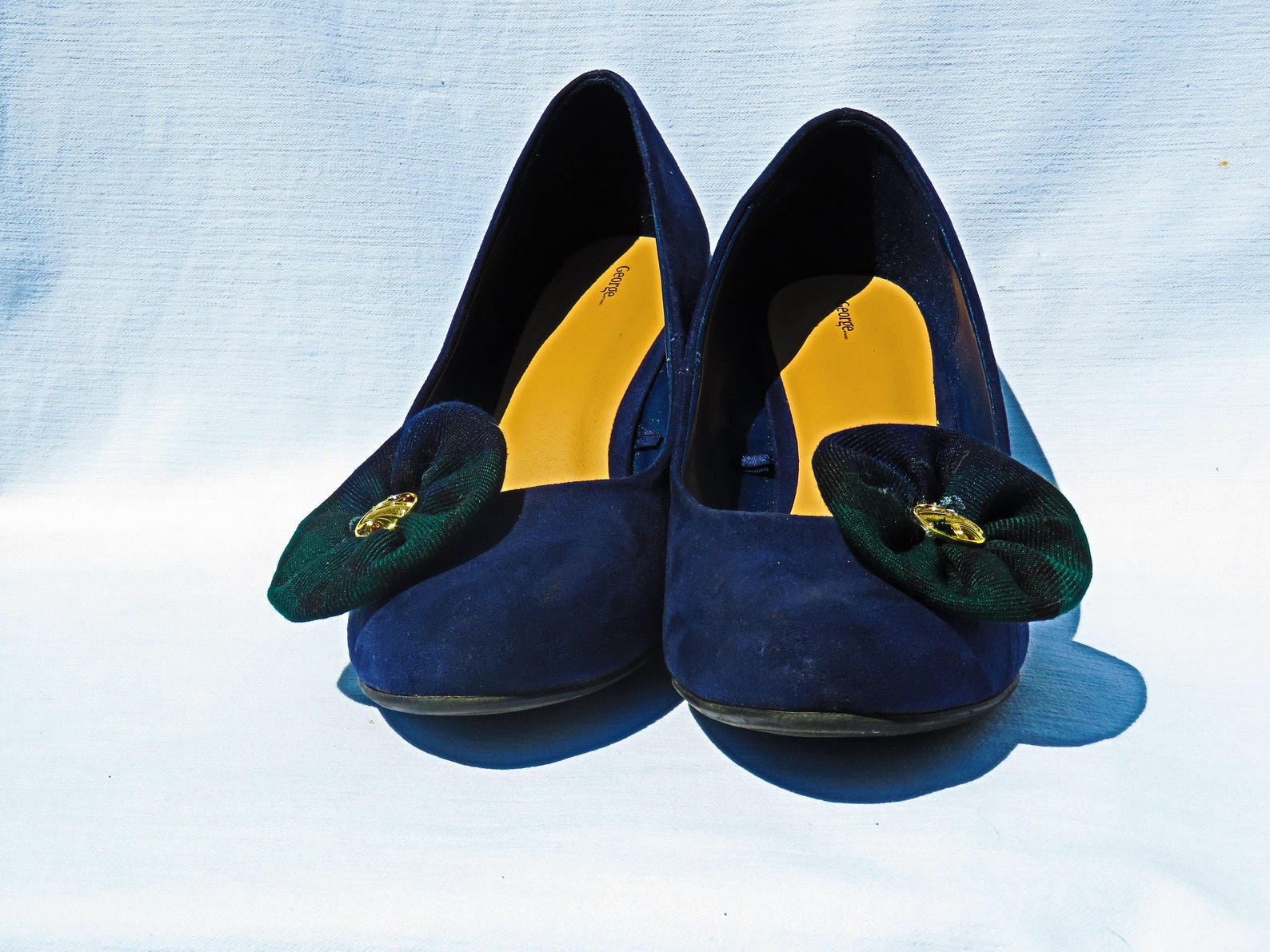 Black Watch Tartan Shoe Clip, Black Watch Shoe Flower, Military Plaid ...