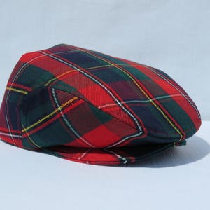 Fabric, Quebec Tartan Fabric, Navy and Red Plaid Fabric by the Yard ...