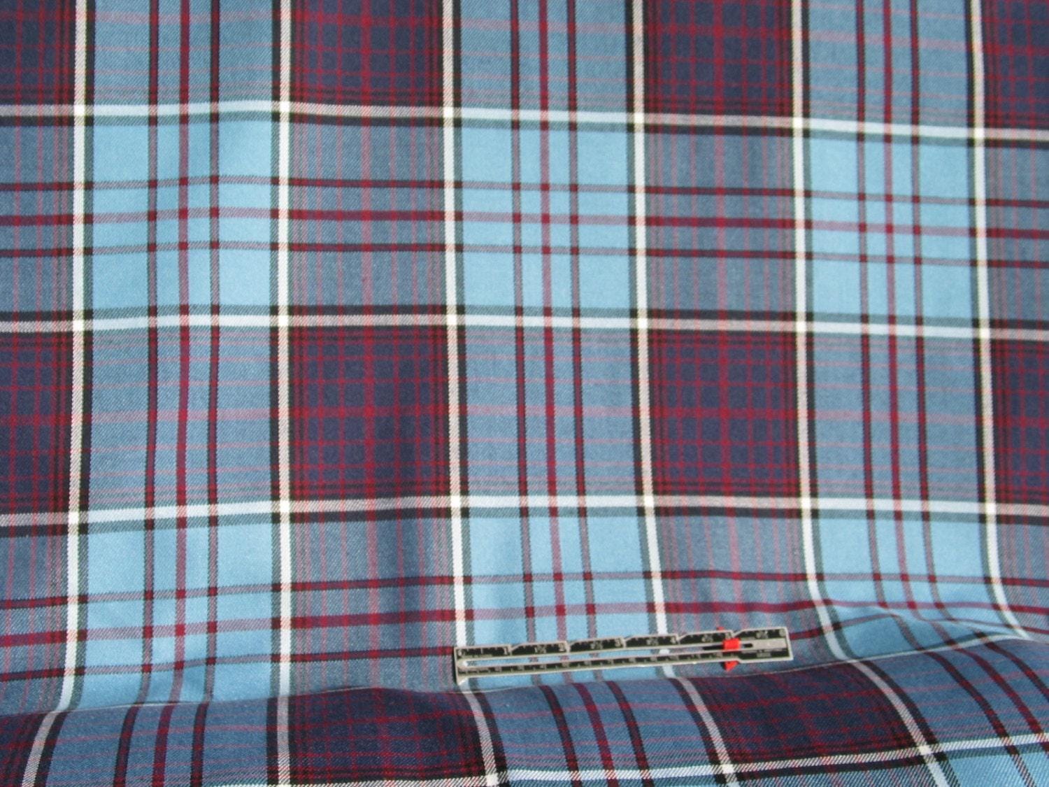 Fabric RCAF Tartan Fabric for Royal Canadian Air Force Shadow Box ...