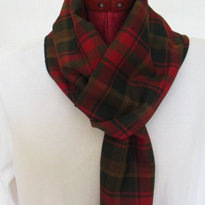 Canadian Tartan Maple Leaf Scarf A Royal Tour Scarf Gift | Etsy