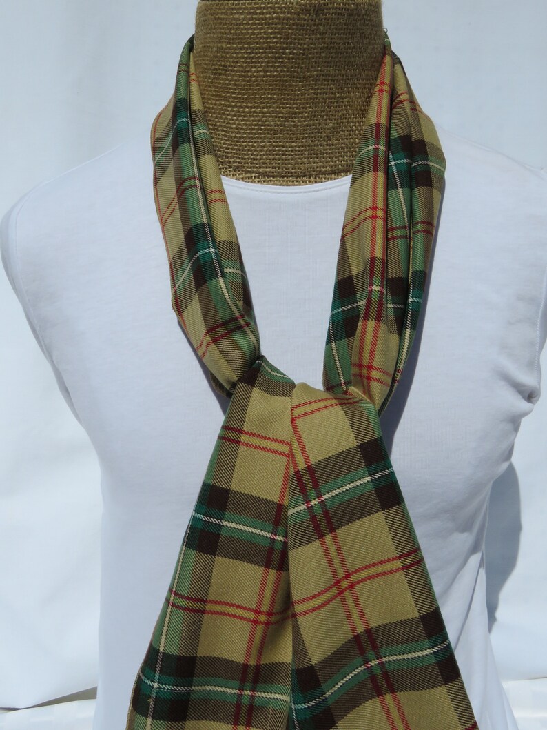 Canadian Saskatchewan Tartan Scarf in Gold and Yellow Plaid - Etsy Canada