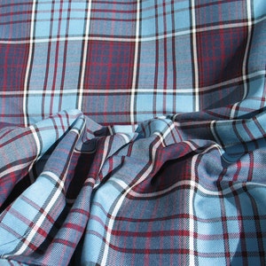 Fabric RCAF Tartan Fabric for Royal Canadian Air Force Shadow Box ...