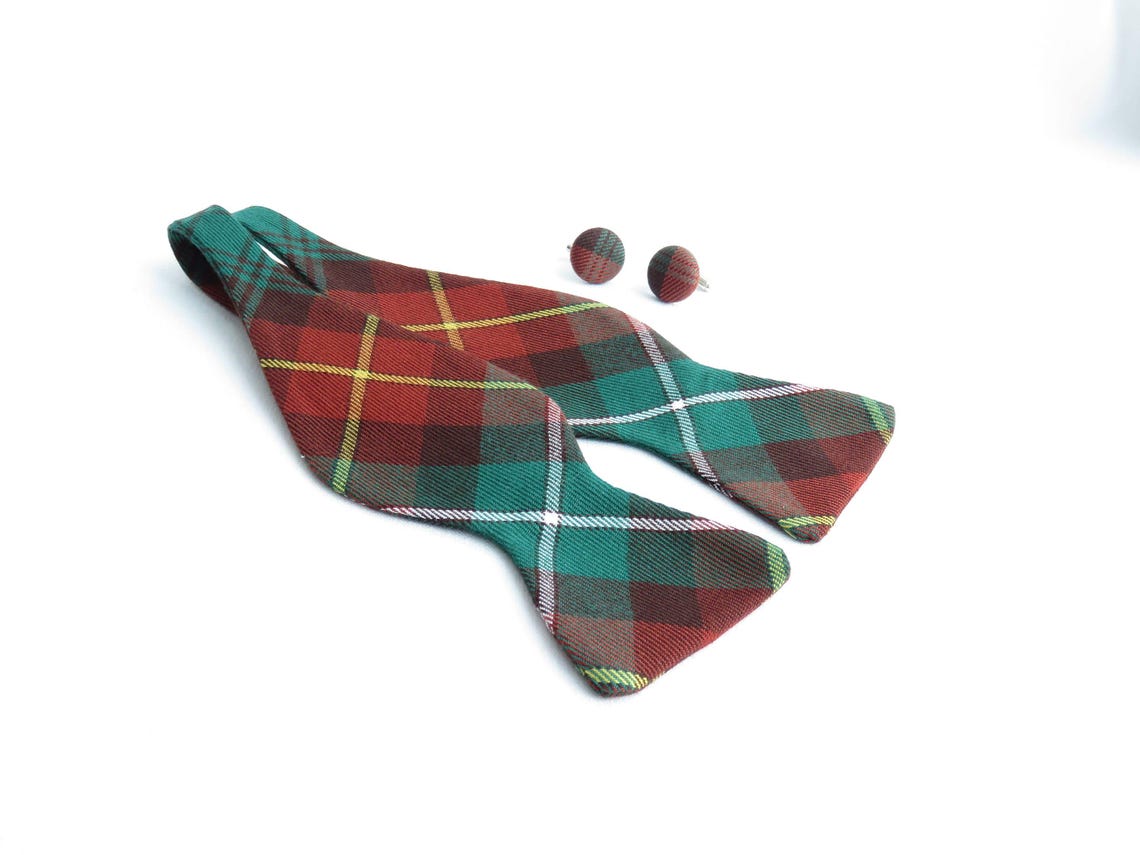 Prince Edward Island Tartan Necktie for Your Ocean Wedding Photos - Etsy