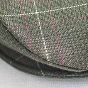 Green Plaid Braces, Mans Flat Cap, Mans Bow Tie, Wedding Braces ...