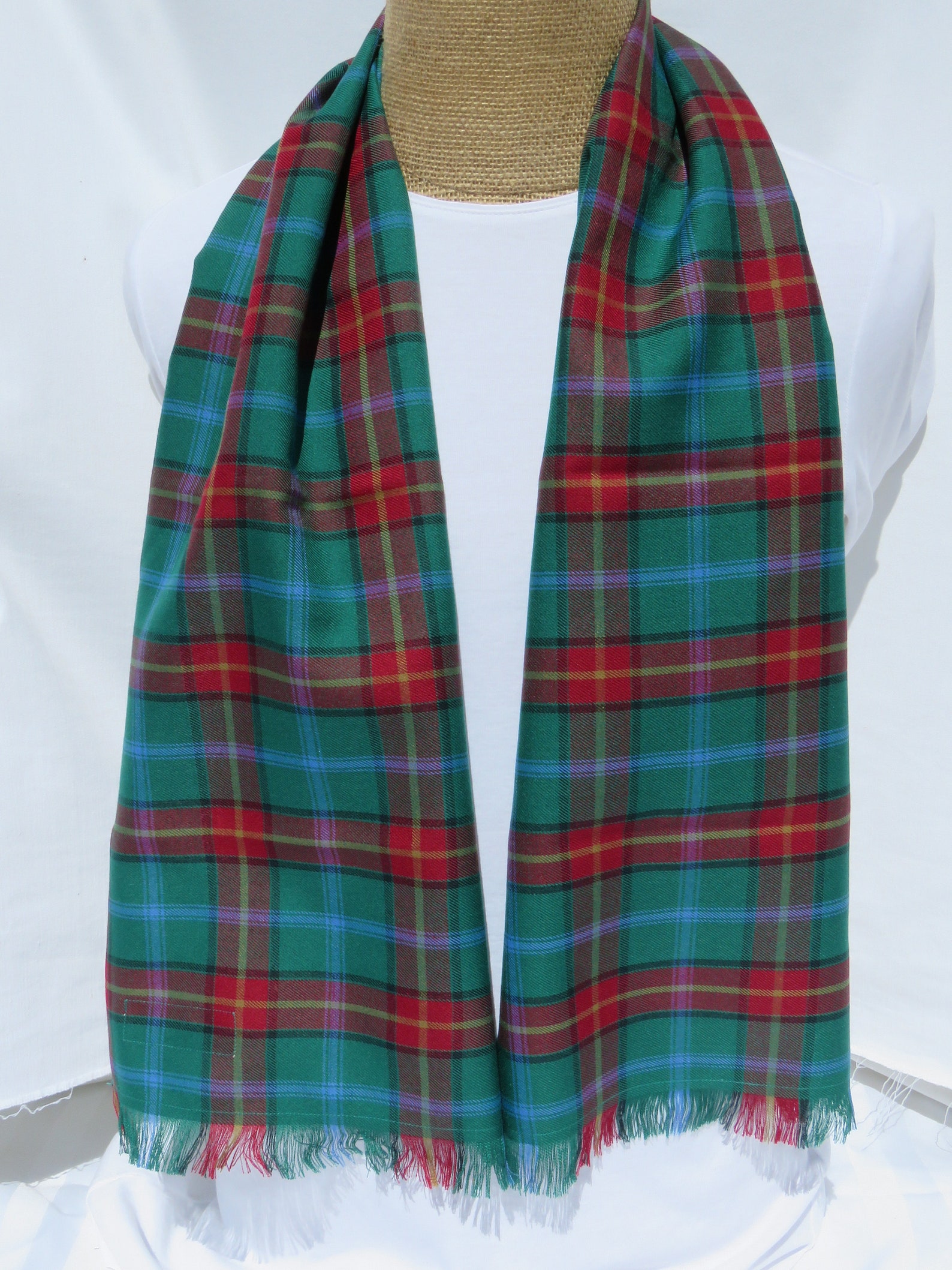 Scarf Manitoba Tartan Scarf Made in Canada for Men and Wome - Etsy
