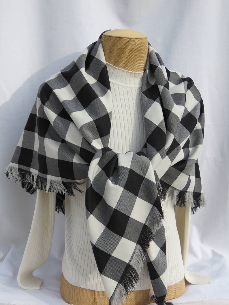 Buffalo Plaid Scarf Buffalo Check Blanket Scarf Lumberjack - Etsy