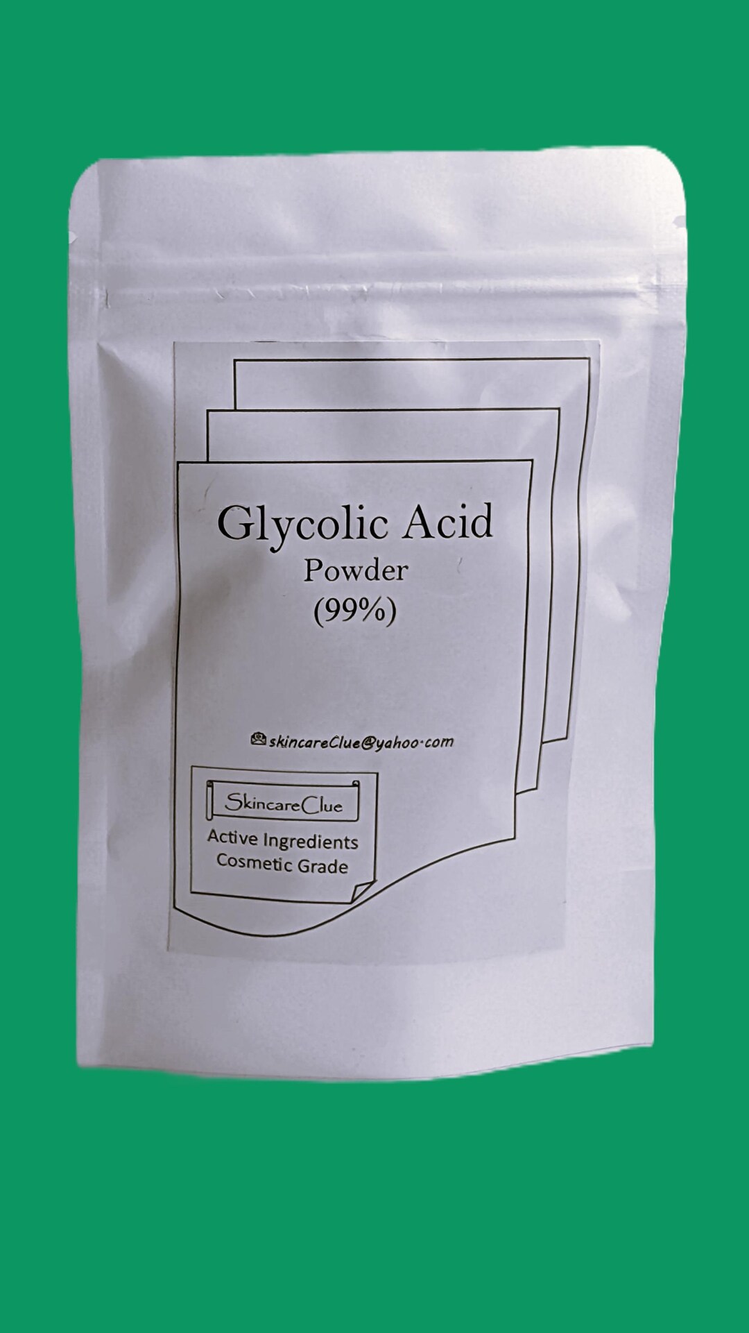 Glycolic Acid Powder (99%) - High-purity Cosmetic Grade Active ...