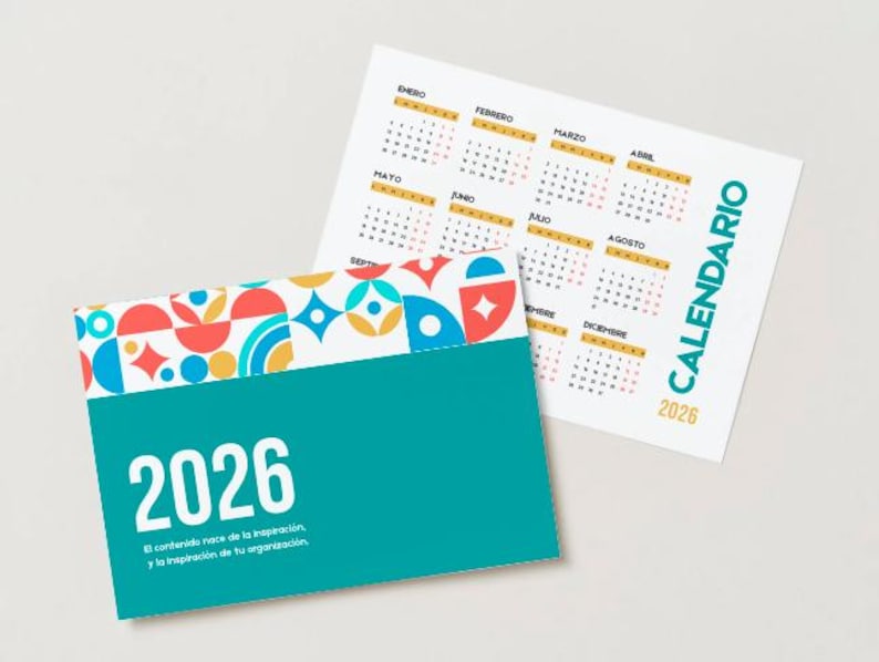 2026 Calendar in Spanish, Printable / A4 Size / Digital Download - Etsy UK