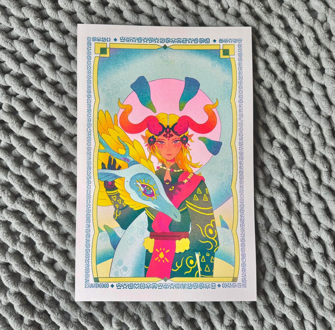 TOTK Risograph Print (11x17") - Etsy