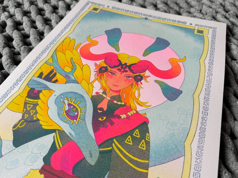 TOTK Risograph Print (11x17") - Etsy