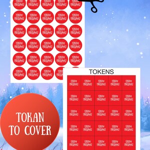 50 Christmas Bingo Cards | Xmas Party Game | Kids Holiday Activity ...
