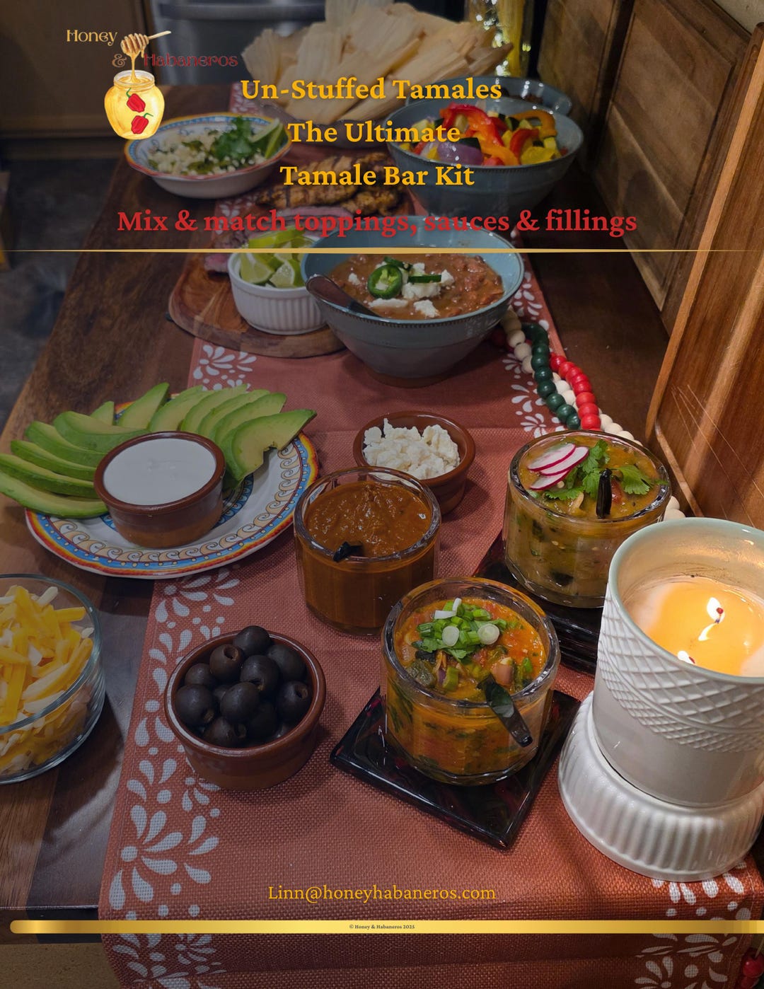 Un-stuffed Tamales Kit | Ultimate Tamale Bar Printable | Digital Recipe ...