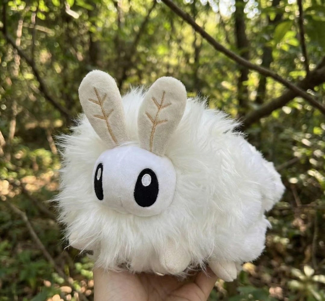 Poodle Moth Plush Toy 20cm – Anime Style Stuffed Animal, Soft Plush ...