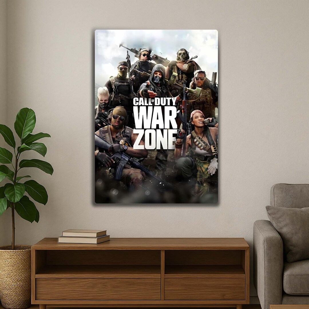 Welcome to the Gulag Metal Sign, Warzone Wall Art, Call of Duty 1v1 ...