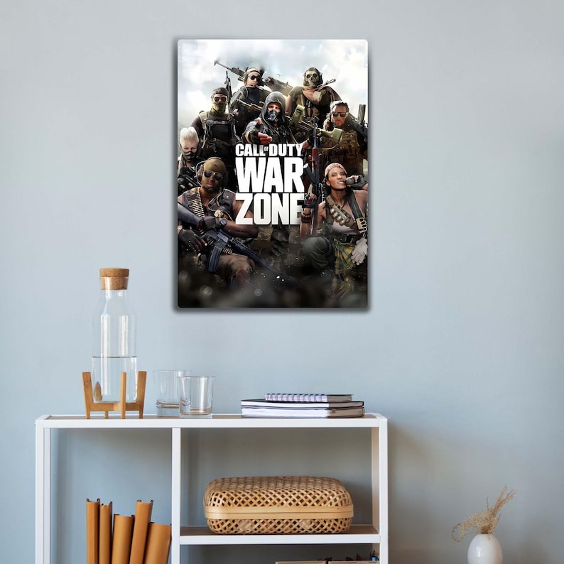 Call of Duty Warzone Poster: Squad Operators Metal Print (multiple ...