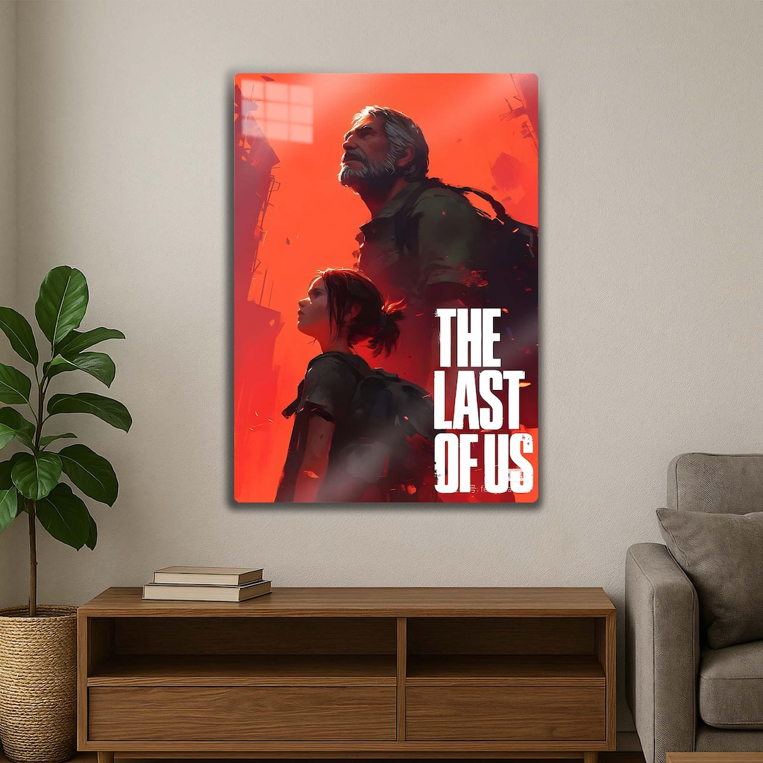 The Last of Us Giraffe Scene Metal Art, Ellie and Joel Salt Lake City ...