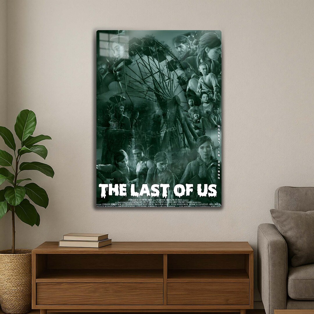 The Last of Us, Full Cast Movie Style, Metal Poster, Gaming Wall Art - Etsy