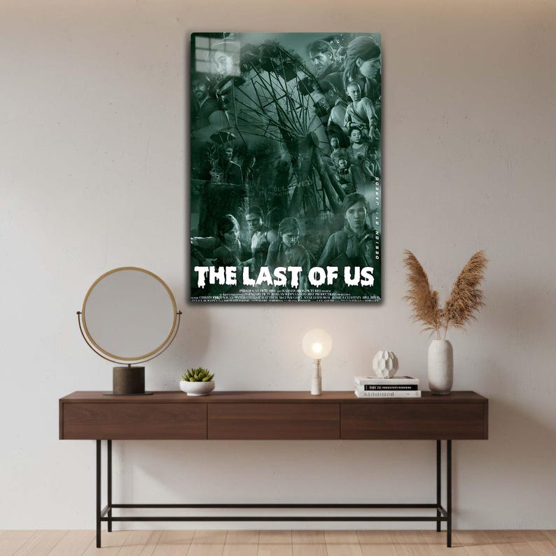 The Last of Us, Full Cast Movie Style, Metal Poster, Gaming Wall Art - Etsy