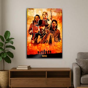 Arthur Morgan Sketch Poster - Etsy