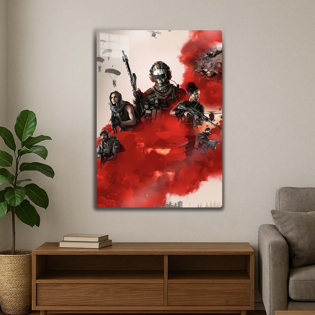 Warzone Victory Metal Wall Art, Cod Winner Sign, Battle Royale Champion ...
