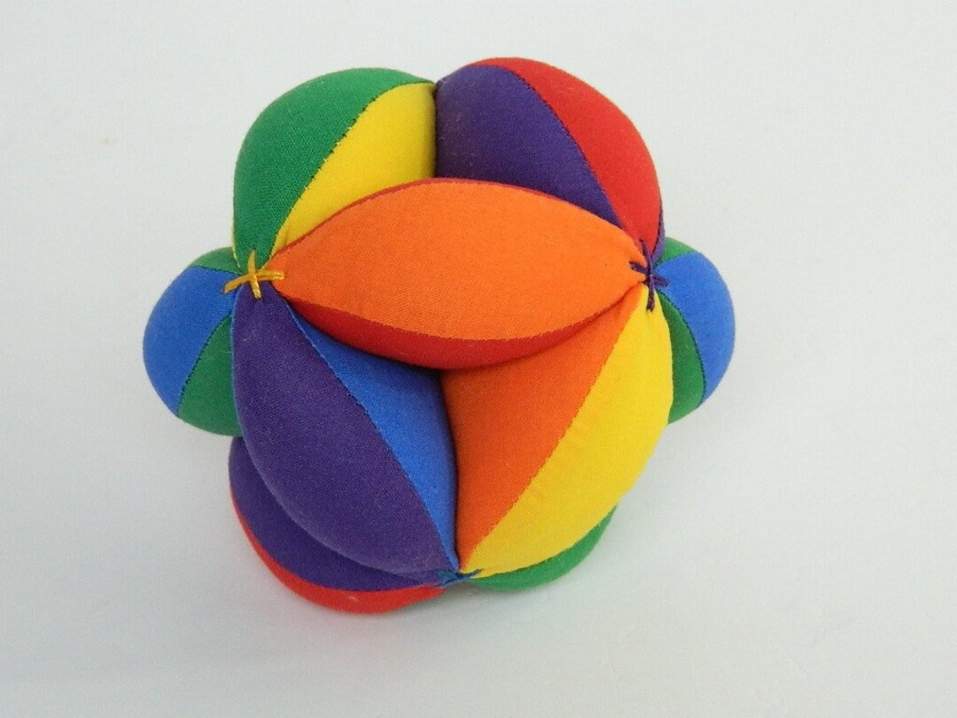 Toddler Learning Ball, Montessori Preschool Toy, Baby Clutch Ball ...