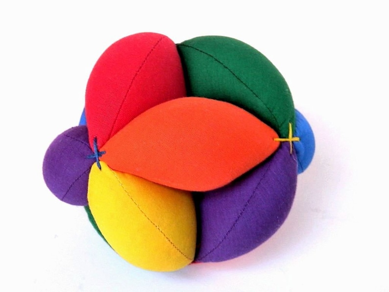 Baby Grab Ball, Montessori Preschool Learning Toy, Sensory Clutch Ball ...