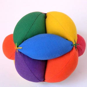 Baby Grab Ball, Montessori Preschool Learning Toy, Sensory Clutch Ball ...