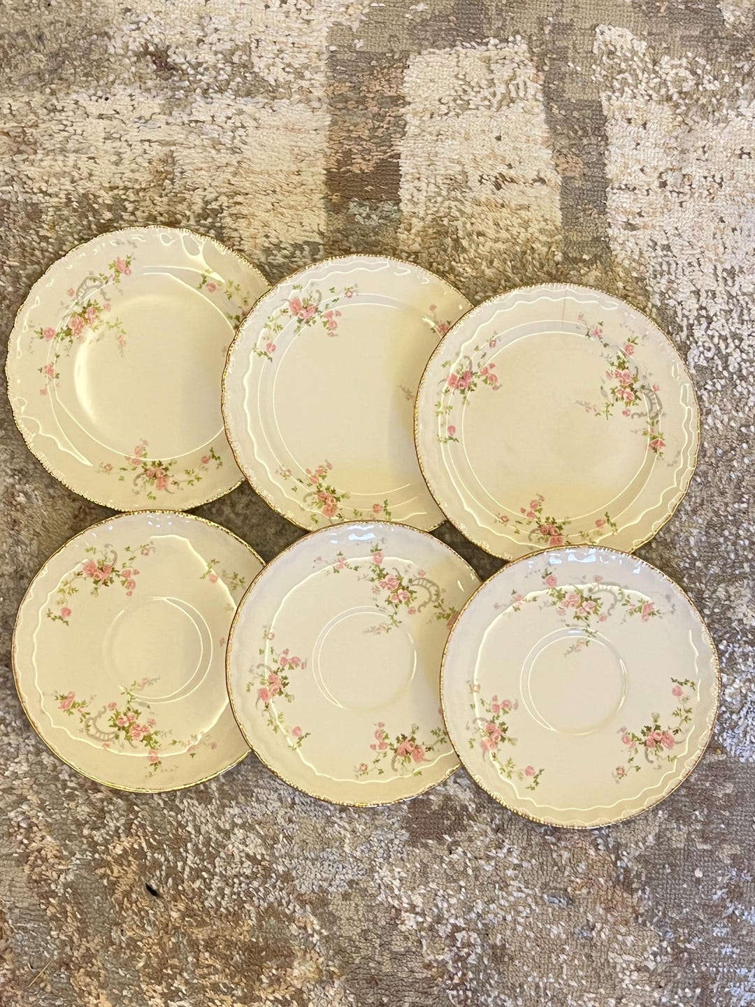 Set of 6 Vintage Pope Gosser Plates - Etsy