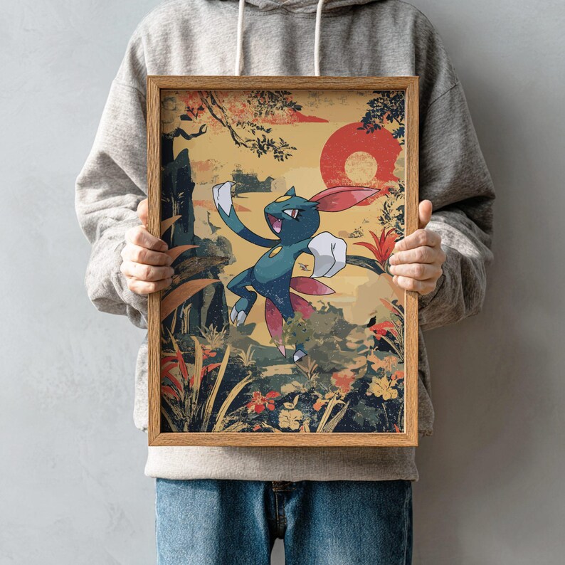 Sneasel Pokémon Art Print | Dark/ice Type Wall Art | Agile Claw Pokémon ...