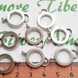 18 Pcs per Pack 22x14mm 9mm Opening 2.75 Thickness Charm Holder ...