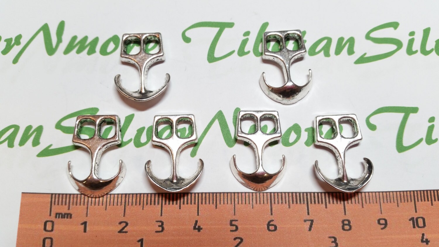 8 Pcs per Pack of 24x16mm 4mm Thickness Solid Anchor Leather Clasp ...