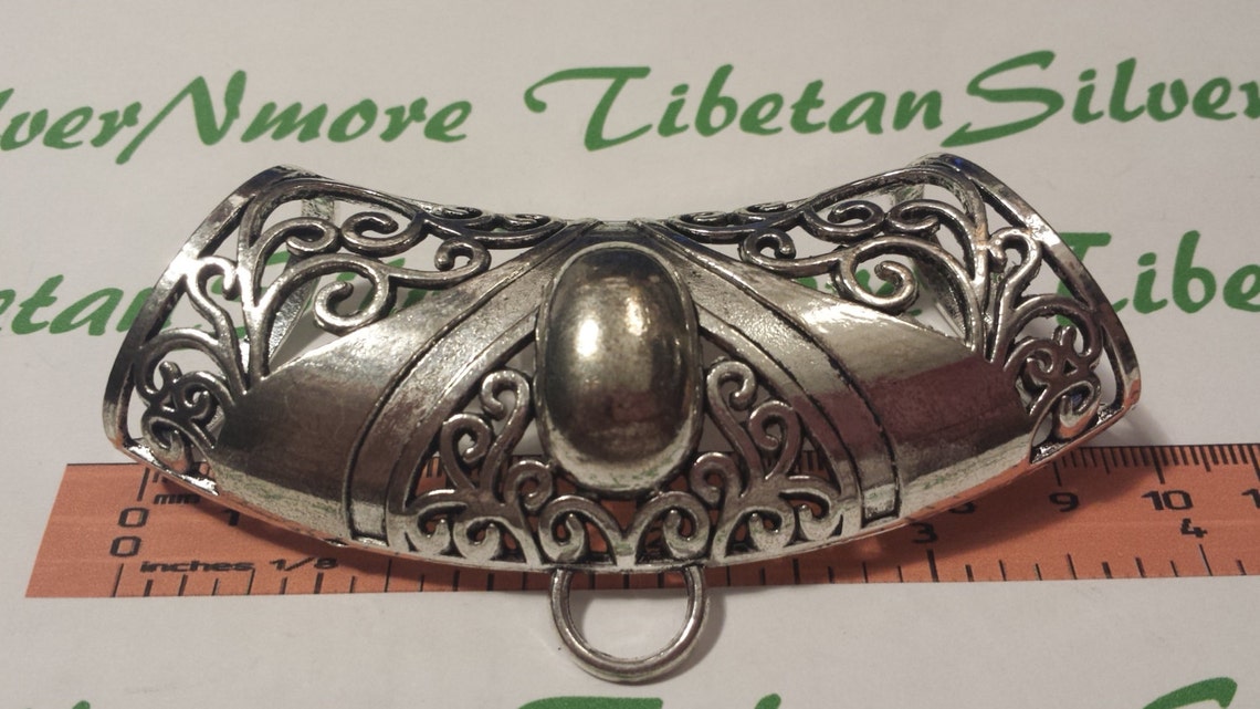 1 Pc per Pack 100x34x20mm Metal Extra Large Scarf Bail Antique - Etsy