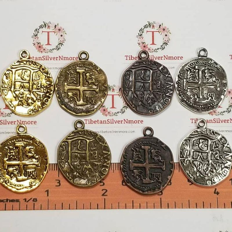 Coin Charms - Etsy