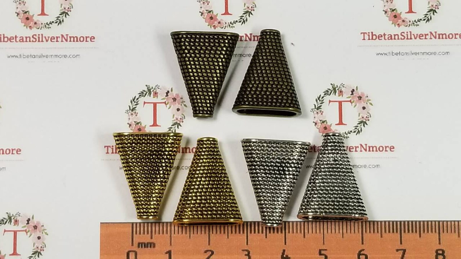 8 Pcs per Pack of 22x18x8mm Solid Flat Oval Cone in Color to | Etsy