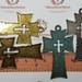 3 Pcs per Pack 59x39mm Cutout Cross Pendant Color to Choose Finish Lead ...