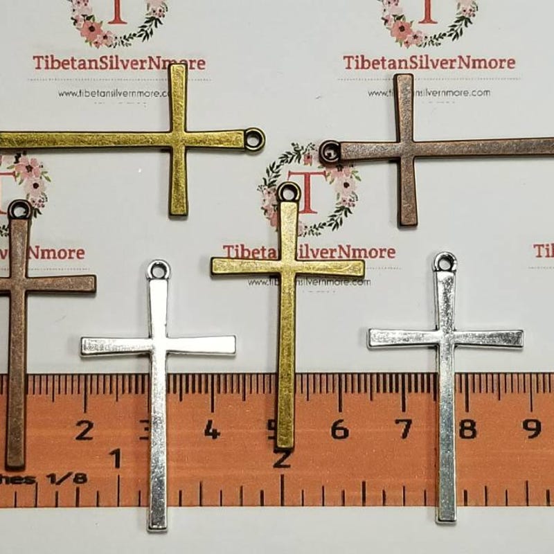 Plain Small Cross Bead - Etsy